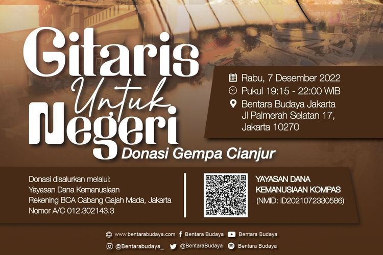Konser Amal Gitaris Untuk Negeri Kumpulkan Dana Rp 4,6 Miliar - EVENT ...