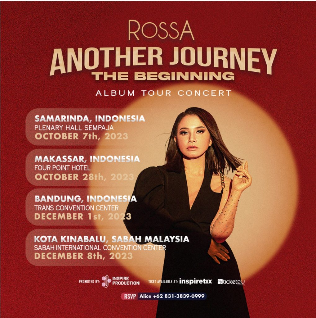 Queen of Pop Indonesia Rossa Lanjutkan Tur Album di 3 Kota Indonesia ...