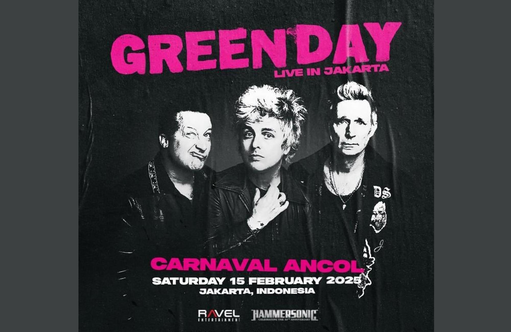 Green Day Siap Gelar Konser di Jakarta pada Februari 2025 - EVENT NUSANTARA