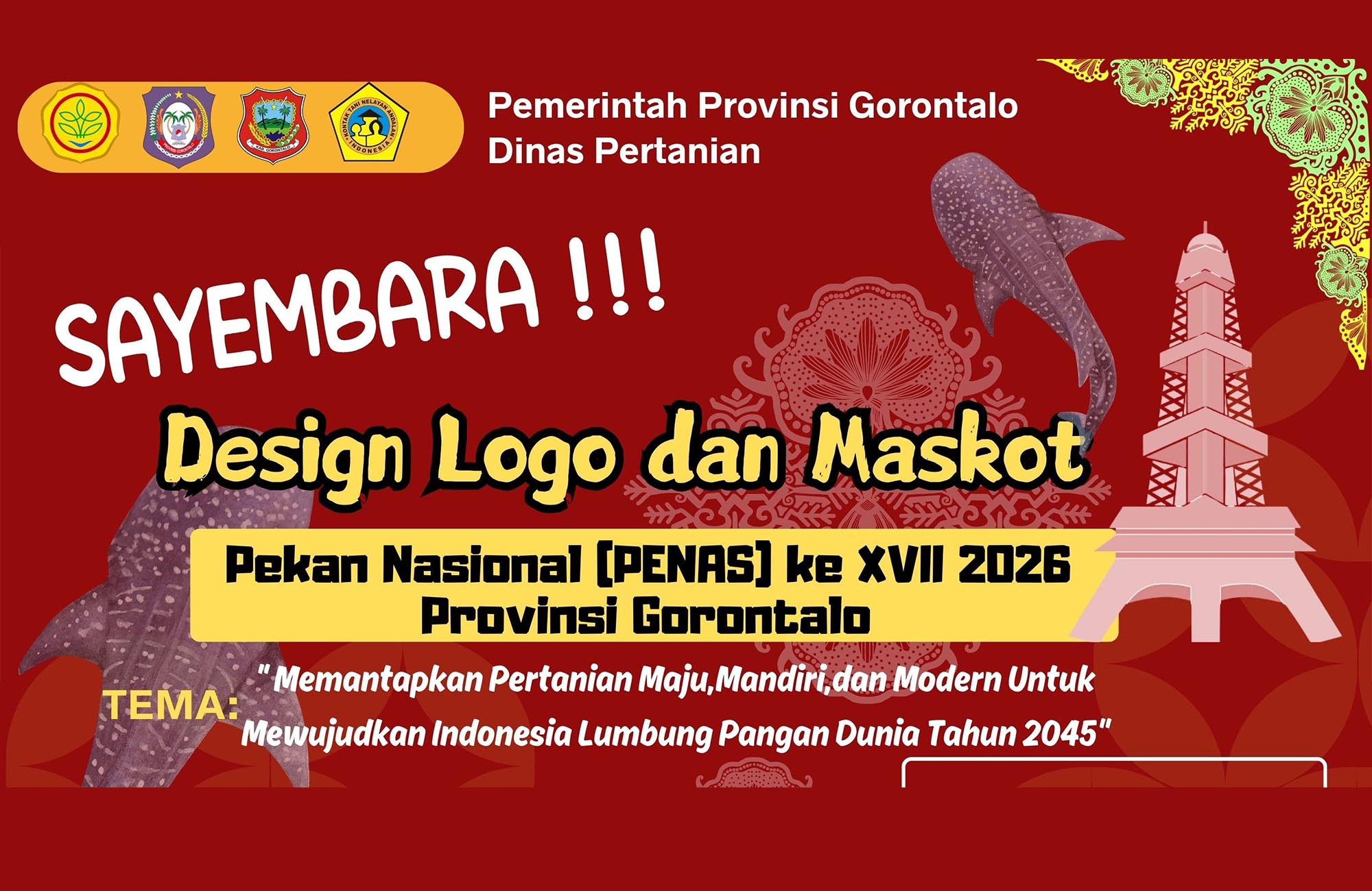 Distan Gorontalo Gelar Sayembara Logo dan Maskot Penas XVII - EVENT NUSANTARA